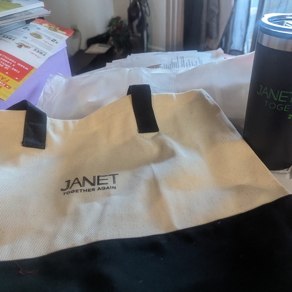 Bags | Janet Jackson Together Again Tour Tote And Tumbler | Poshmark